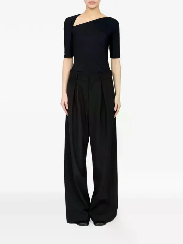 MAISON MARGIELA Wool Blend Pleated Trousers