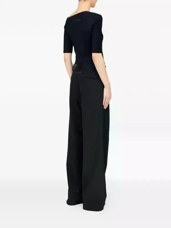MAISON MARGIELA Wool Blend Pleated Trousers