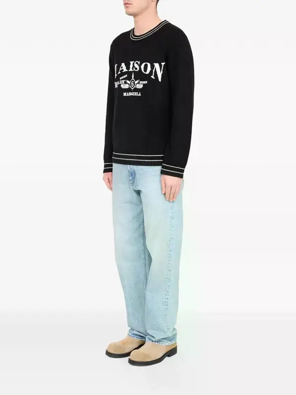 MAISON MARGIELA Wool Blend Crew Neck Jumper