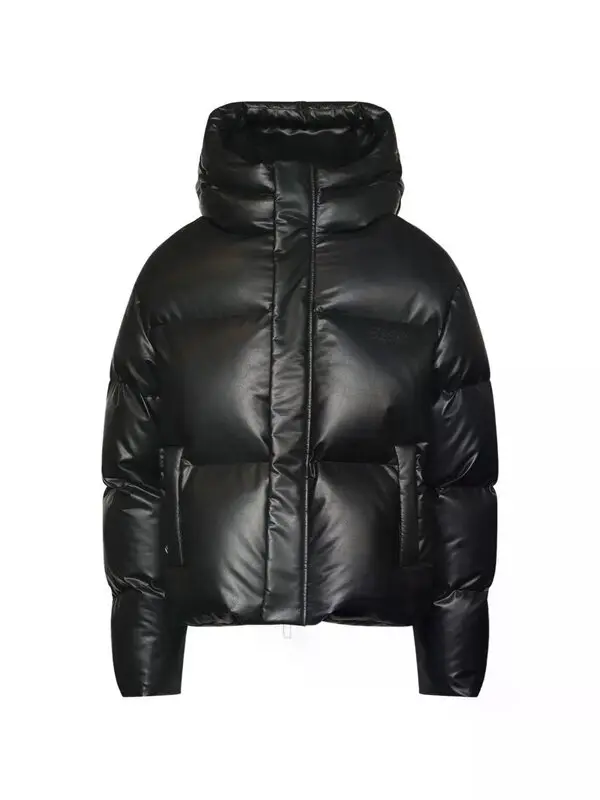MAISON MARGIELA Hooded Puffer Jacket - Black