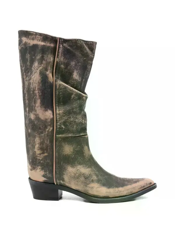 Khaite Clive Pointed-toe Boots - Brown