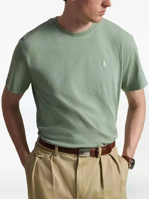 Polo Ralph Lauren Pony-embroidered Jersey T-shirt - Green