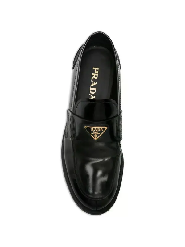 Prada Logo-plaque Loafers