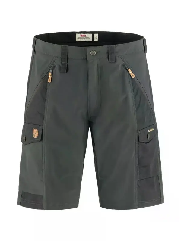 Fjallraven Abisko Logo Patch Cargo Shorts - Grey