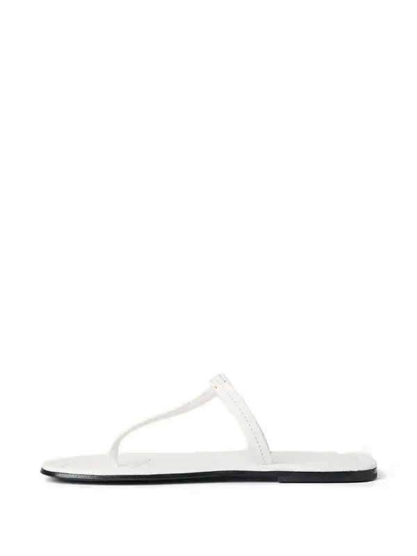 TOTEME Squared-toe T-strap Flat Sandals