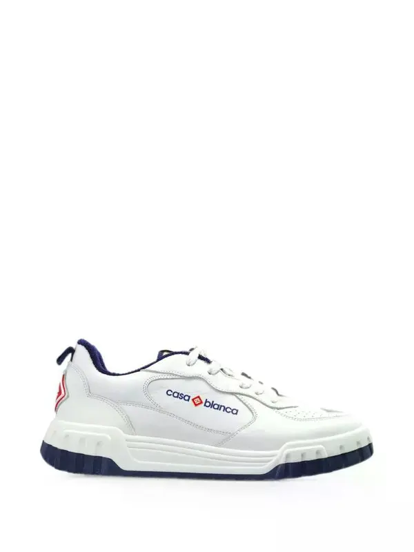 Casablanca Logo-patch Leather Sneakers