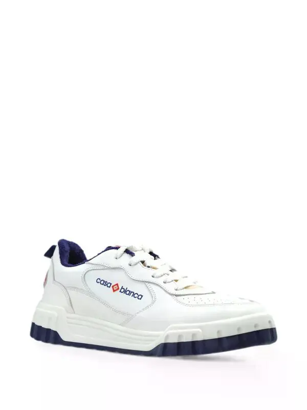 Casablanca Logo-patch Leather Sneakers