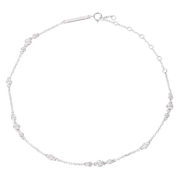 BLOOMTINE | EARTH ANGEL HQ Illuminess™ Premium Sterling Sparkle Anklet - Silver