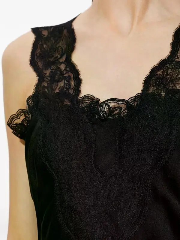 Alexander McQueen Lace Insert Midi Dress