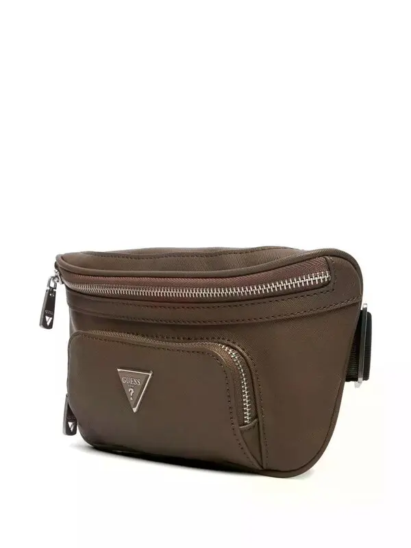 Guess Certosa Logo-plaque Zip-fastening Belt Bag