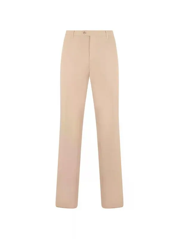 Fedeli Straight-cut Trousers With Belt Loops