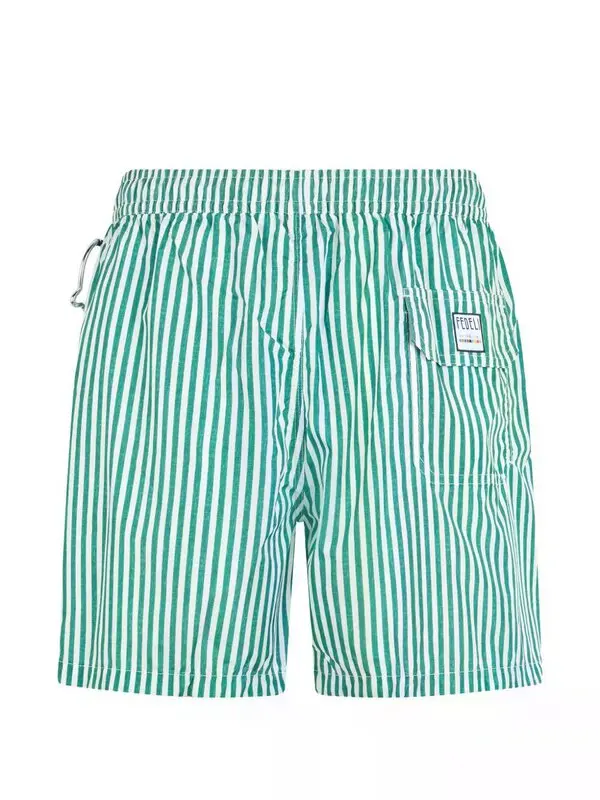 Fedeli Striped Swim Shorts
