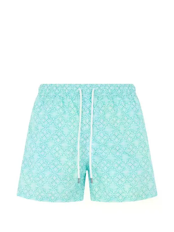Fedeli Patterned Swim Shorts