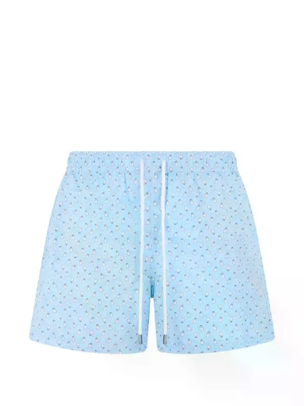 Fedeli Penguin Print Swim Shorts