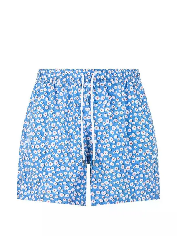 Fedeli Floral-print Swim Shorts