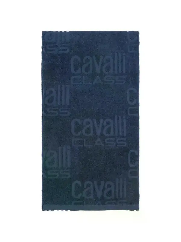 Roberto Cavalli Logo-jacquard Beach Towel