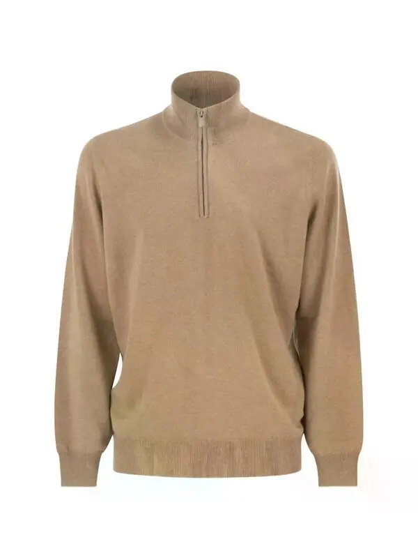 Brunello Cucinelli Zip-up Cashmere Sweater