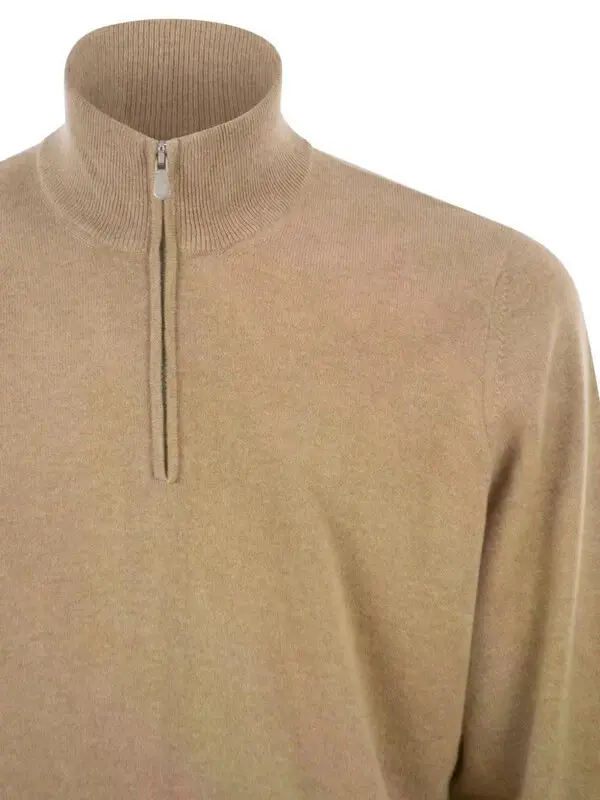 Brunello Cucinelli Zip-up Cashmere Sweater