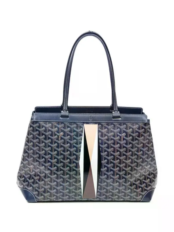 Goyard Pm Bellechasse Biaude Tote Bag - Blue