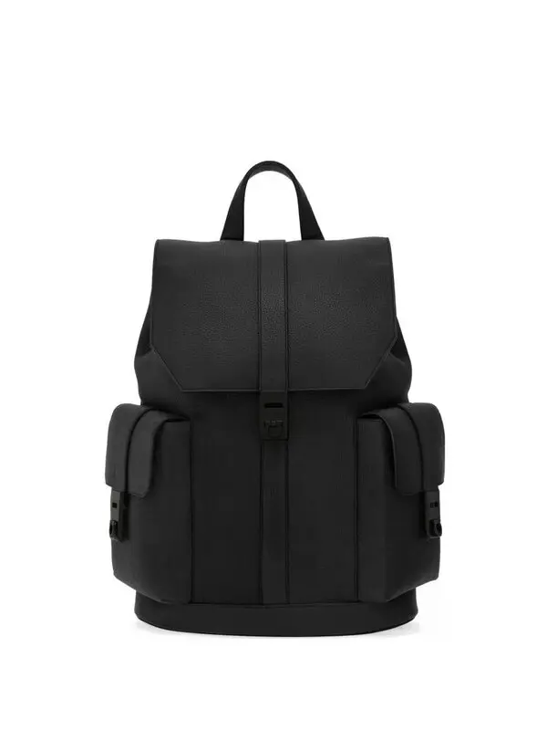 FERRAGAMO Leather Backpack - Black