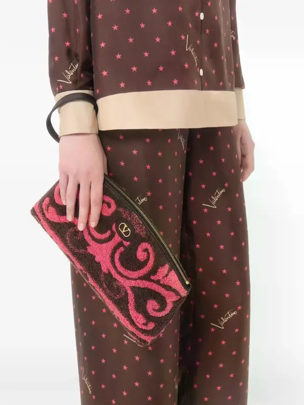 Valentino Garavani Terry Cloth Clutch Bag