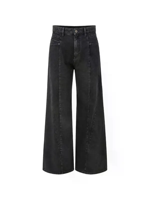 MAISON MARGIELA Cut-out Waistband Jeans - Grey