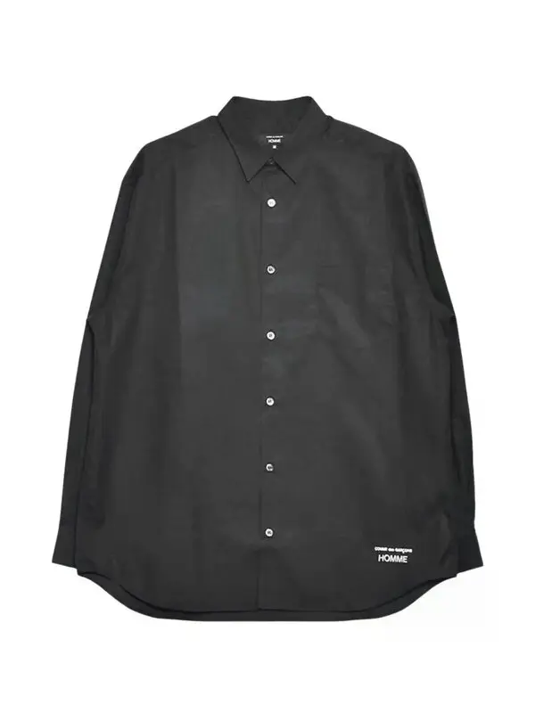 Comme Des Garçons Logo-print Chest-pocket Shirt