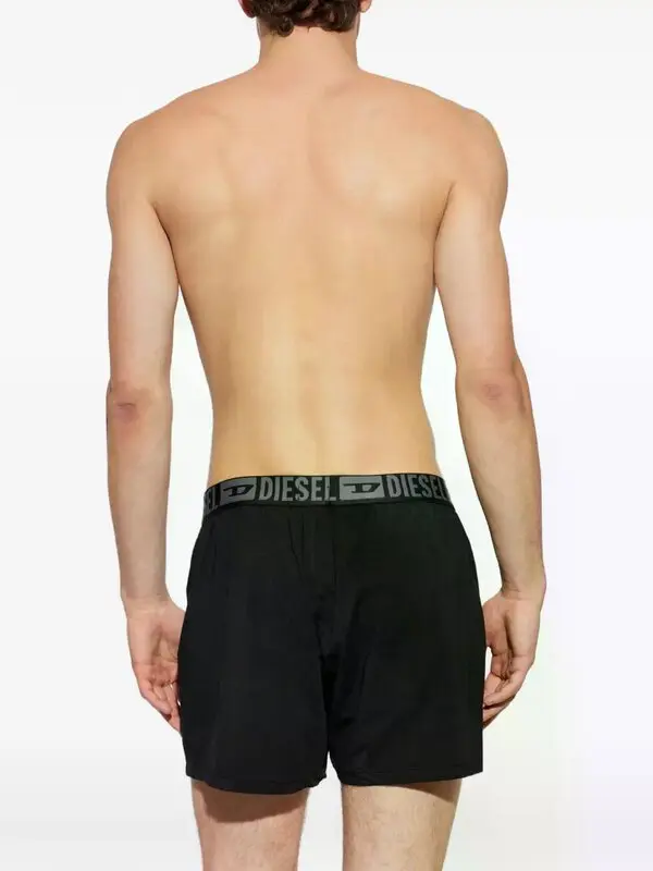 DIESEL® Starkie-d-core Two Pack Logo-waistband Boxer Shorts
