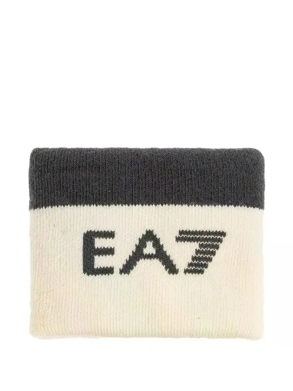 EA7 Logo Print Wristbands