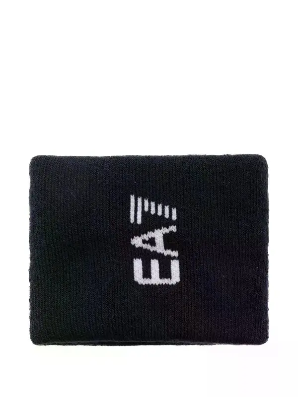 EA7 Logo Print Wristbands Set Of Two
