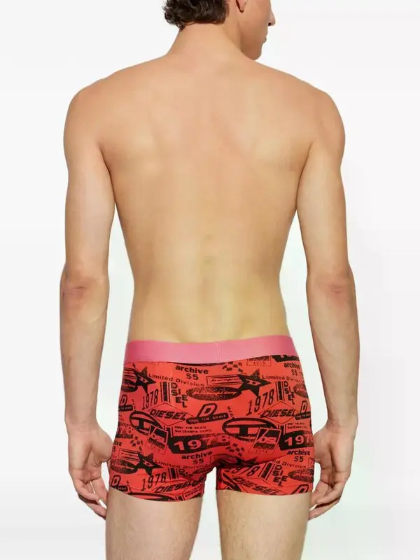 DIESEL® Damien-d-pop Pack Of Three Graphic-print Boxer Shorts