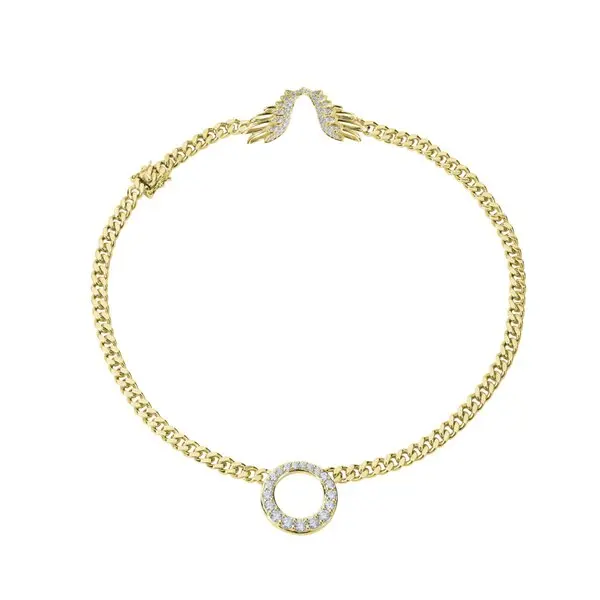 BLOOMTINE | EARTH ANGEL HQ Archangel Halo Wings™ Premium Vermeil Choker Limited Edition - Gold