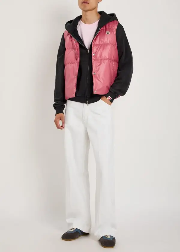 Moncler Restigo Quilted Shell Gilet - Pink