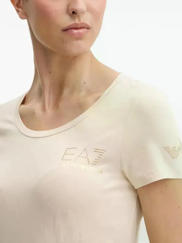 EA7 Rhinestone Logo T-shirt