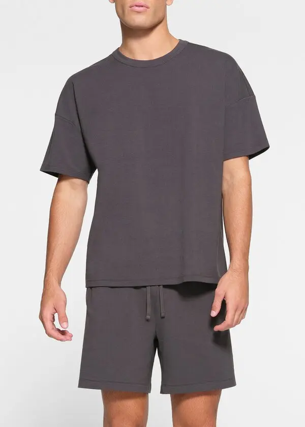 SKIMS Relaxed Cotton T-shirt - Brown