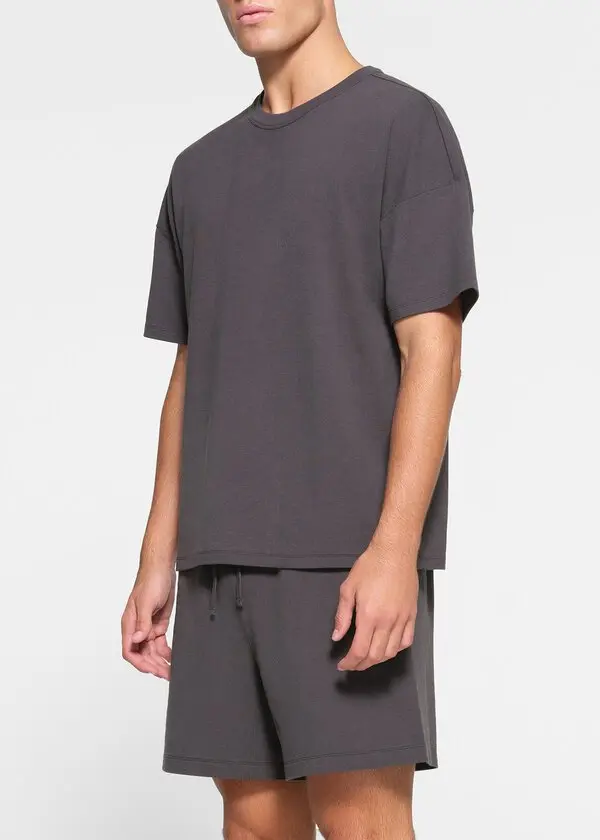 SKIMS Relaxed Cotton T-shirt - Brown