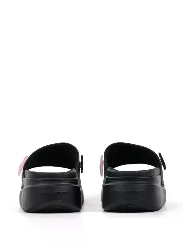 Karl Lagerfeld Embellished Platform Slides