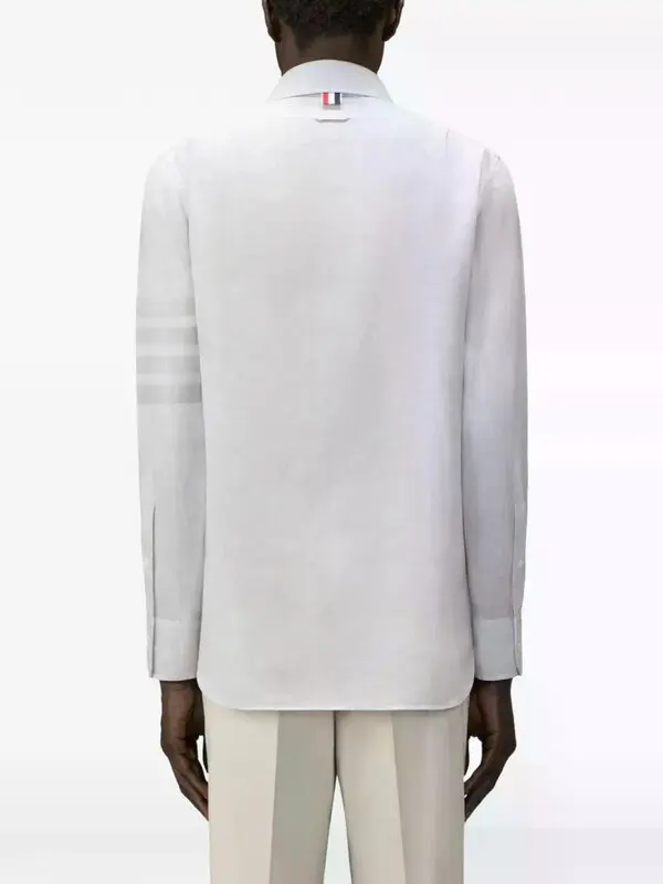 Thom Browne 4-bar Linen Shirt