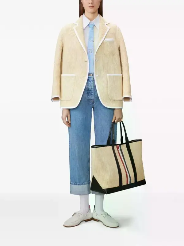 Thom Browne Turn-up Jeans - Blue