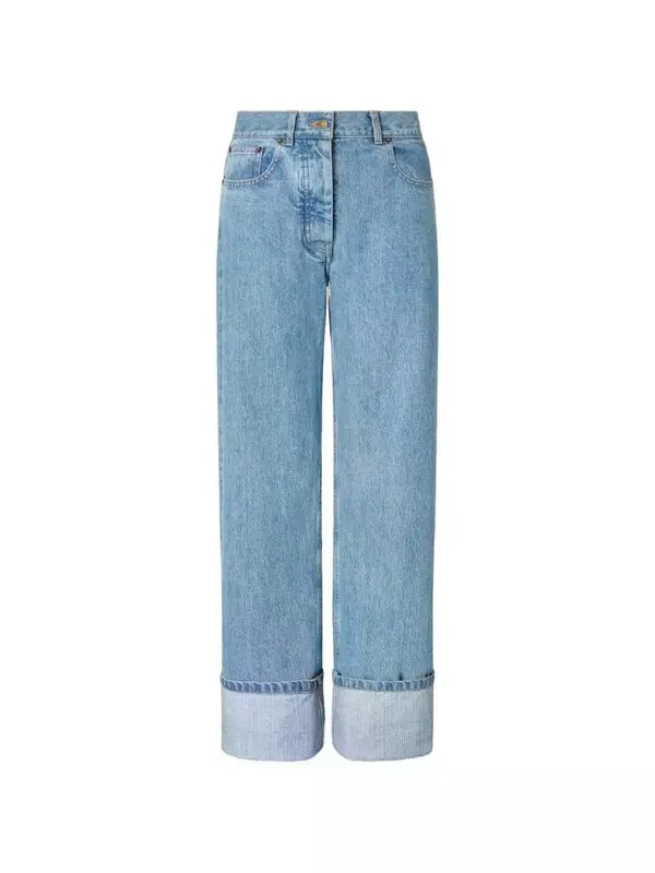 Thom Browne Turn-up Jeans - Blue