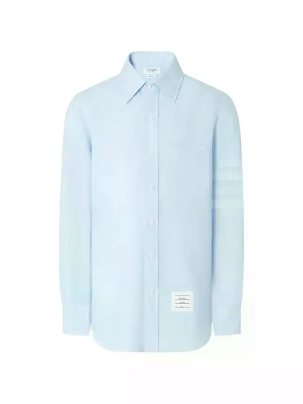 Thom Browne 4-bar Linen Shirt