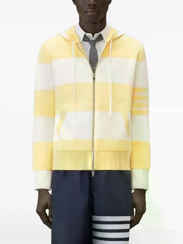 Thom Browne Hector 4-bar Hoodie - Yellow