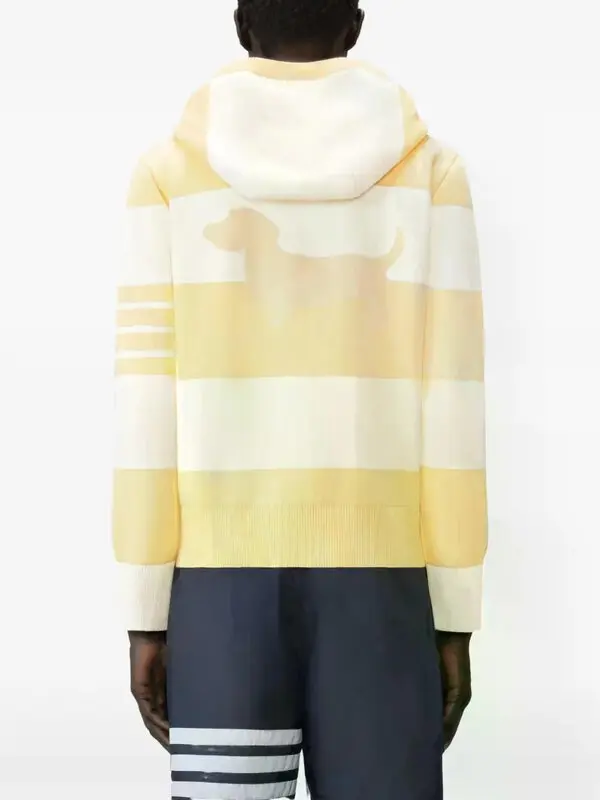 Thom Browne Hector 4-bar Hoodie - Yellow