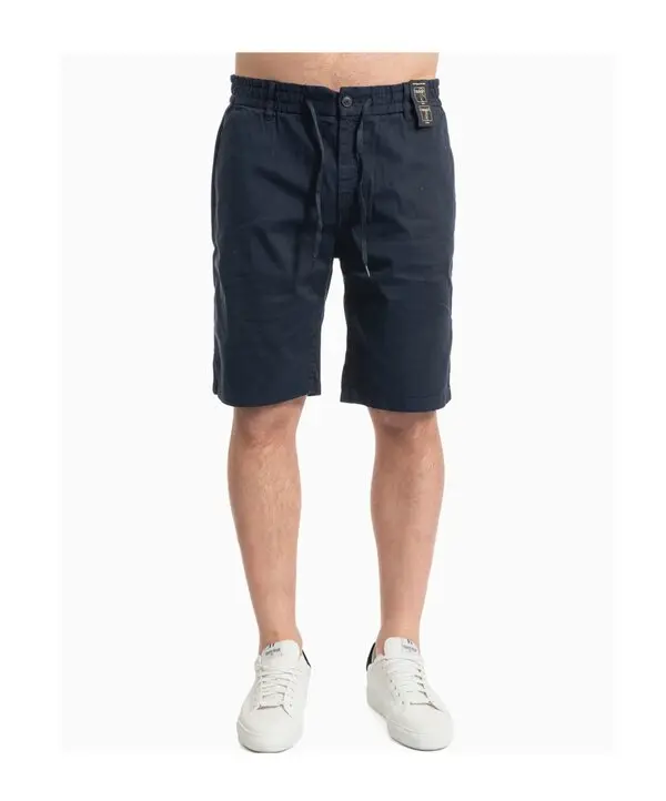 Hugo Boss Relaxed Fit Drawstring Shorts - Dark Blue