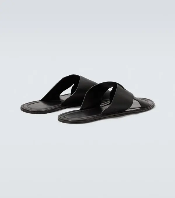 THE ROW Malick Cross Slippers