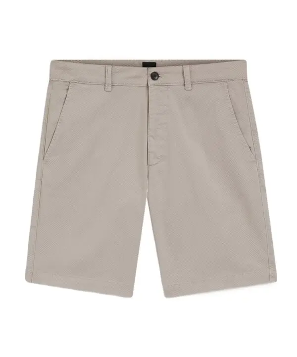 Hugo Boss Textured Cotton Shorts - Nude