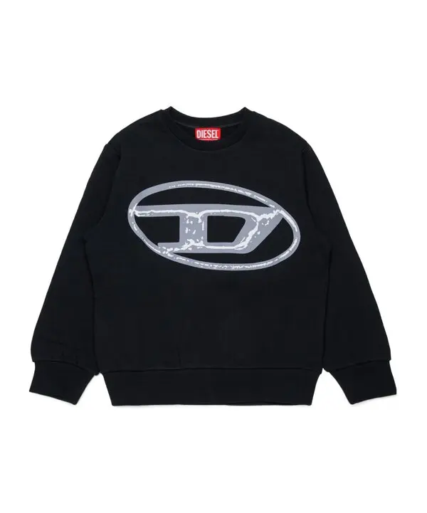 DIESEL® Oval D Logo Sweatshirt - Black