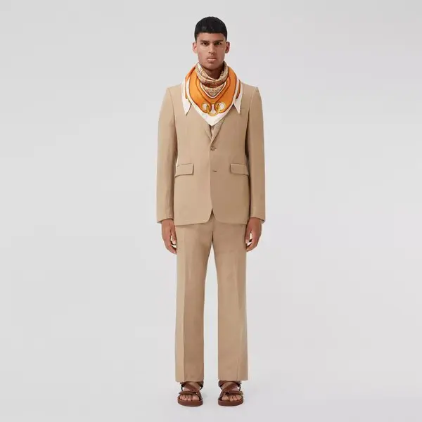 Burberry Montage-print Silk Scarf