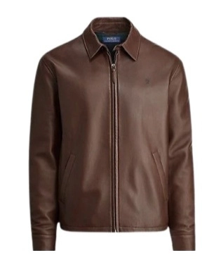 Polo Ralph Lauren Leather Zip-up Jacket - Brown