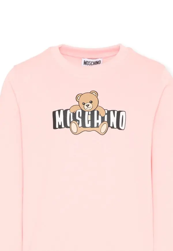 Moschino Two-piece Teddy Bear Sweatshirt And Jogger Set